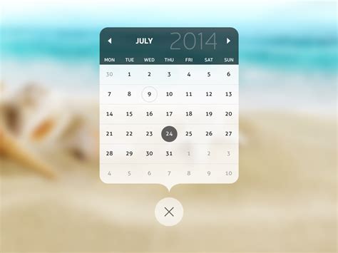 Calendar Popup Web Design Ux Ui Pop Up Ui Ux App