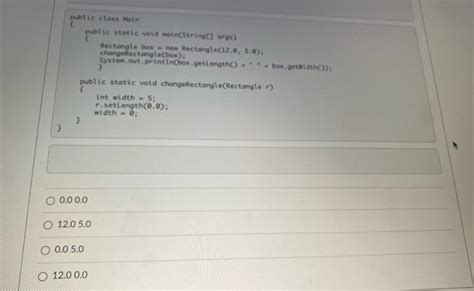 Solved Predict The Output Class Rectangle Private