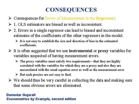 Chapter 7 Regression Diagnostic Iv Model Specification Errors
