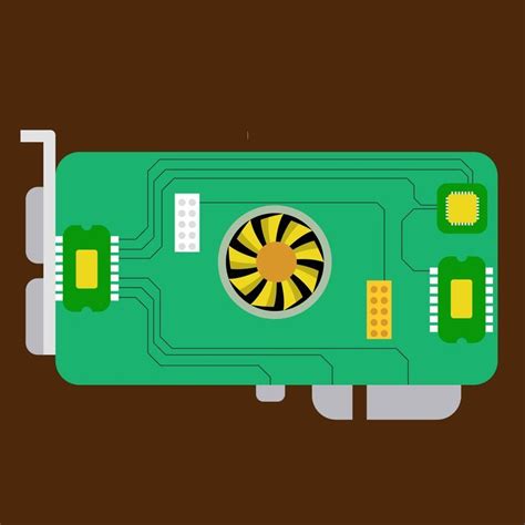 Design A Vector Graphic Card VGA Connector