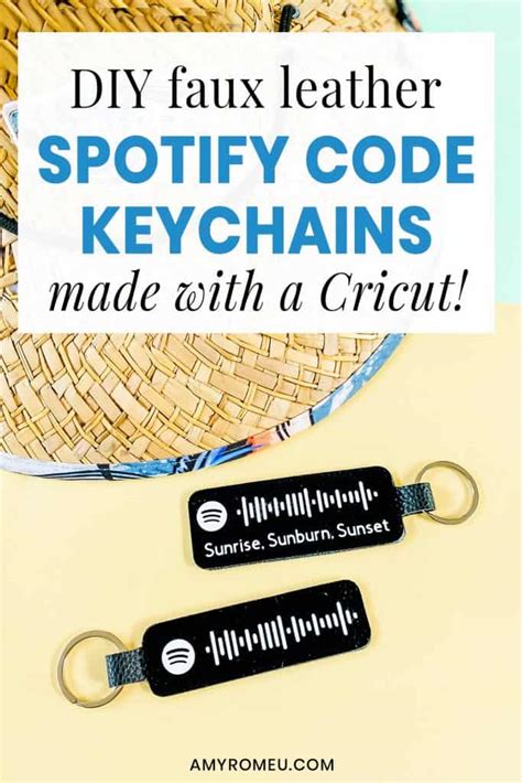 Spotify Code Keychain Cricut Diy Amy Romeu