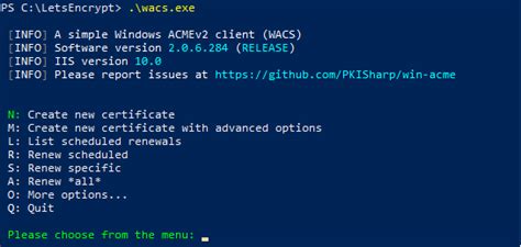 Installing Free Ssltls Certificates From Lets Encrypt On Iis In Windows Server Lama Apps