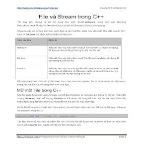Đọc ghi File trong C fstream trong c 101 bài hướng dẫn C hay nhất cpp files streams