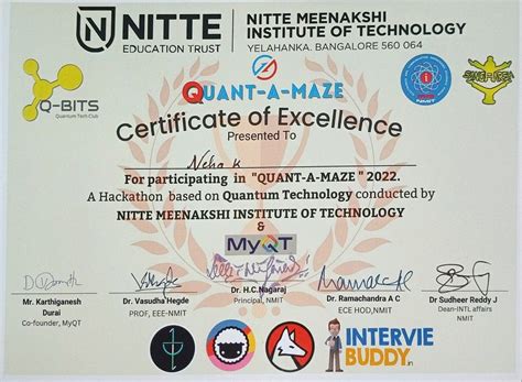neha kumar on linkedin nmit bangalore hackathon experience
