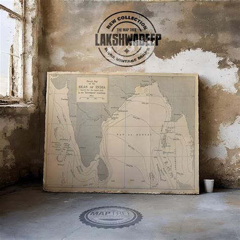 Lakshwadeep Islands 1902 Vintage Map R Lakshadweep Islands