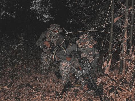 Commandos Of Sierra Squadron Malaysian Army 11th Regimen Gerak Khas
