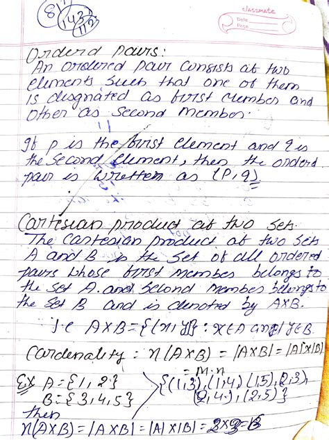 relations discrete maths relation notes t hns terobesgnd page m