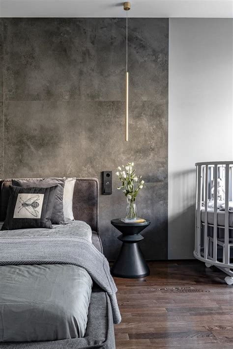 48 кв м в Москве стильная двушка дизайнера с бюджетными решениями Contemporary Bedroom