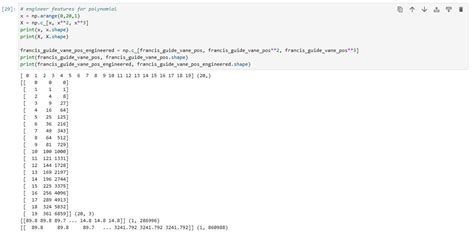 Python Npc Returning A Row Vector Instead Of Columns Stack Overflow