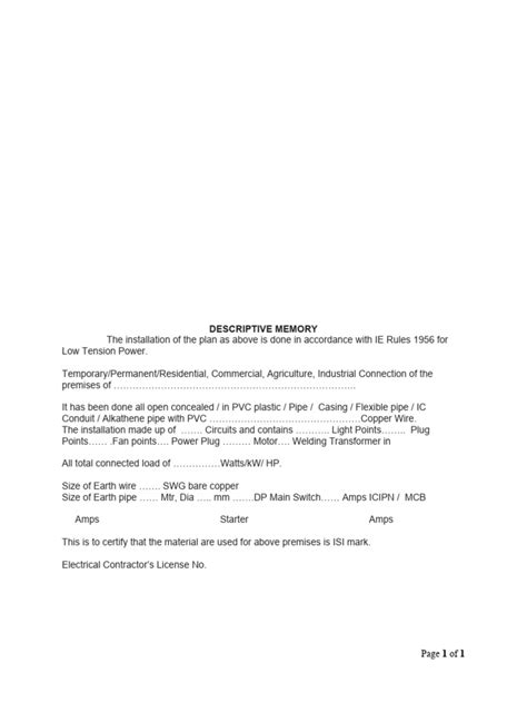 Descriptive Memory Pdf