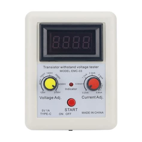 New Test 01 Transistor Withstand Voltage Tester Electric Transistor Igbt Zener Diode Tester Red