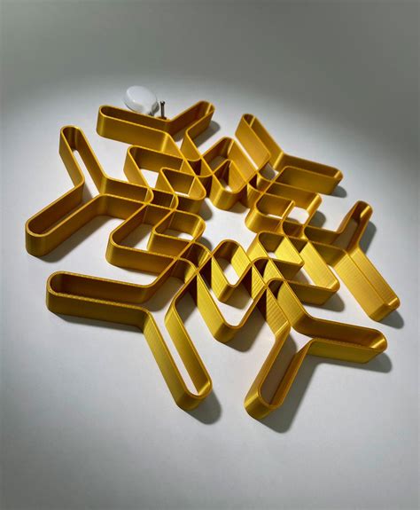 Snowflake Christmas Holidays Door Wall Ornament Stl File 3d Printing Printable Objects 3d