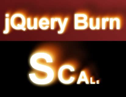 JQuery Burn Burn Effect For Text JQuery Plugins