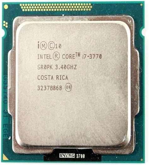 » Desktop CPU i7-3770