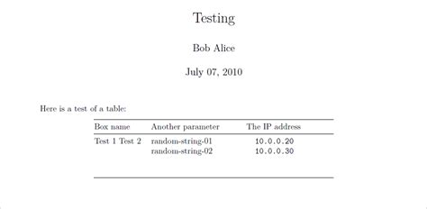 Pandoc Markdown To Latex Pdf Table Merges Rows In Single Row Stack