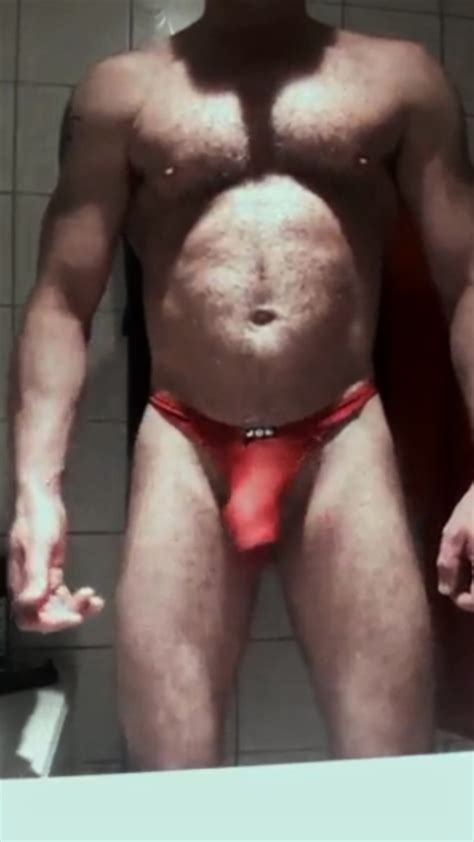 Hot Straight Guy Posing In Thong Jerking Off And Cuming Compilation