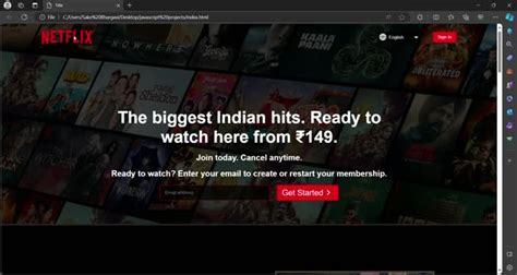 Video Launched Netflix Clone Website With Html And Css Sake