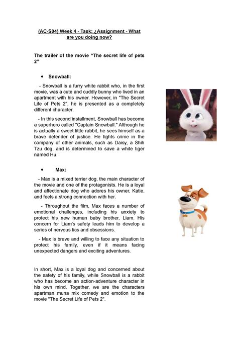 Ac S04 Week 4 Task ¿assignment What Are You Doing Now However