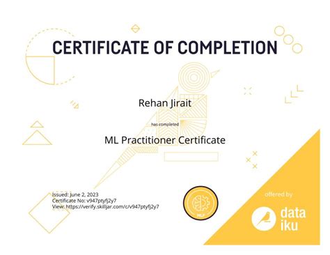 Rehan Jirait On Linkedin Ml Share Certificateofcompletion Certification