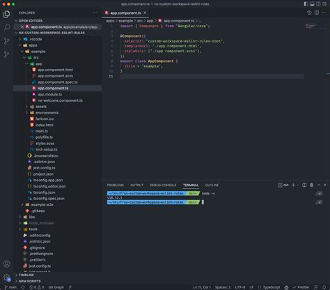 Vs Code Cannot Find Nrwl Nx Workspace Custom Eslint Rules Without Nx Console Extension