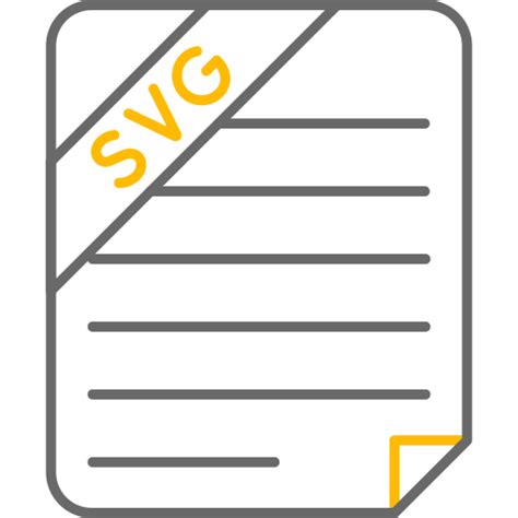 Svg File Generic Color Outline Icon