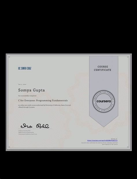 Somya Gupta On Linkedin Coursera Programming Lnct Ucsantacruz Infosys Wipro Ibm Cognizant