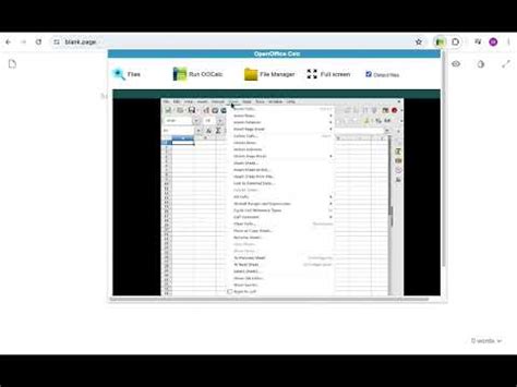 OpenOffice Calc Online For Xls Spreadsheets Chrome Web Store