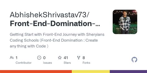Github Abhishekshrivastav73front End Domination With Sheryians Coding Schools Getting Start