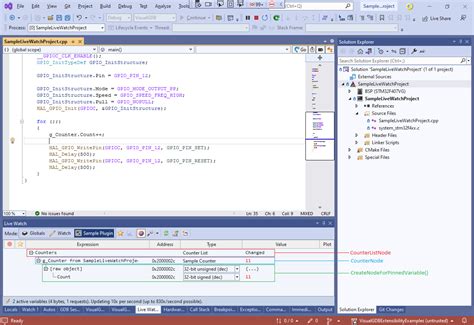 Creating Custom Live Watch Nodes Via Live Watch Plugins Visualgdb Tutorials