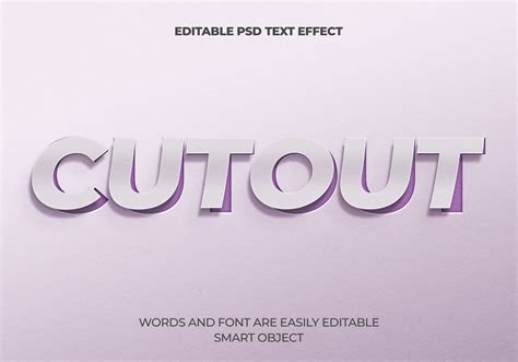 Papercut Text Effect 22399779 PSD
