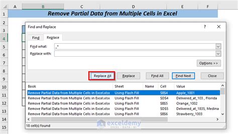 How To Remove Partial Data From Multiple Cells In Excel 6 Methods