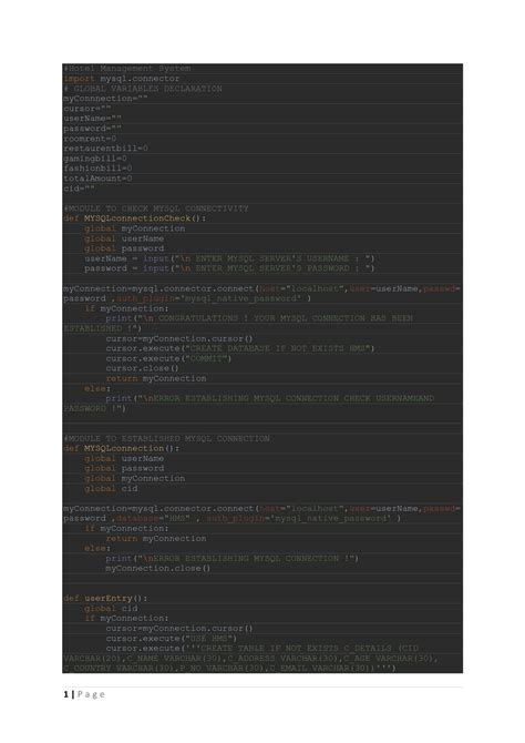Solution Python Code Hotel Management System Studypool
