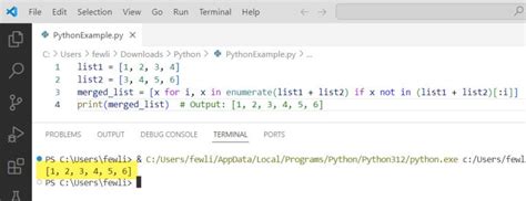 How To Merge Lists Without Duplicates In Python