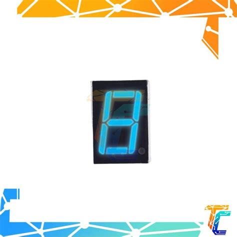 1 Digit Blue Led Display 7 Segment Common Cathode Lazada PH