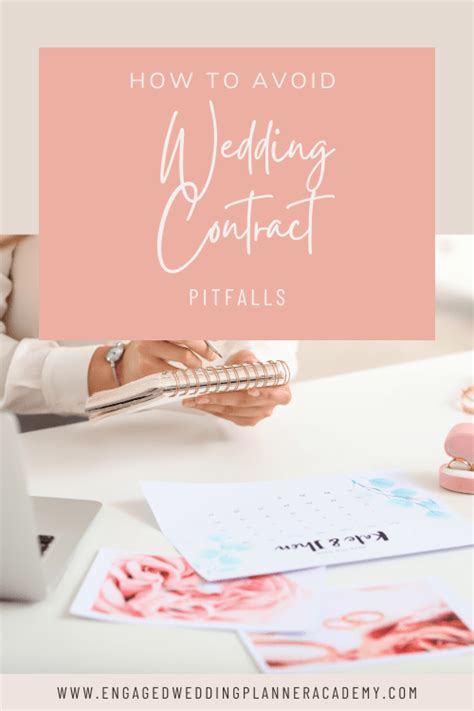 how to avoid wedding contract pitfalls