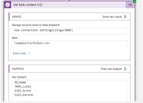 Json Which Is The Best Way Of Parsing Csv Data In A Logic App Without