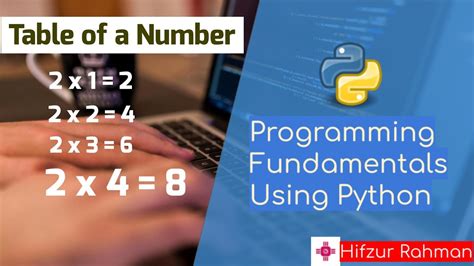 11 Printing Table Of A Number Program In Python Python Tutorial For