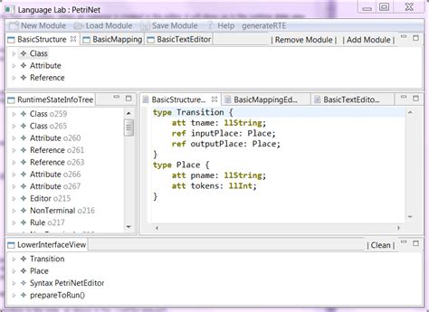16 generating a lower interface based on language module semantics