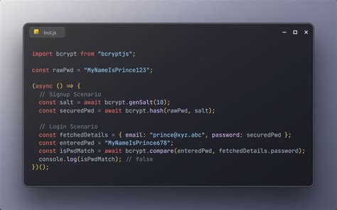 How Bcryptjs Can Transform Passwords Into String Prince Raj Posted On