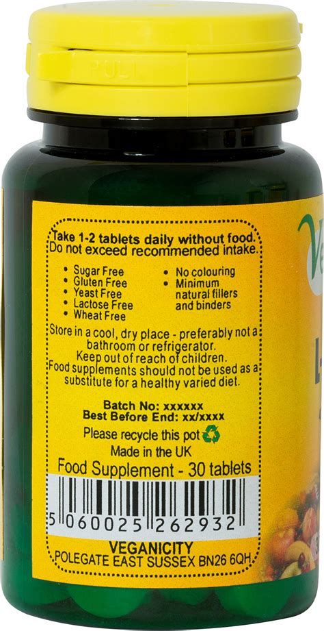 Veganicity Mens Health L Arginine 400mg Veganicity Mens Health L Arginine 400mg