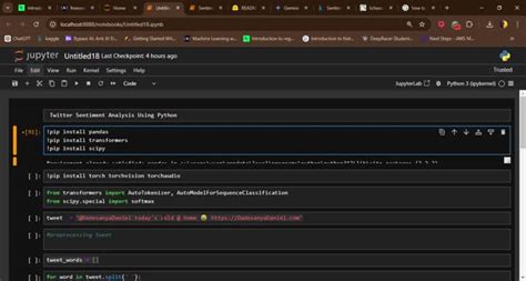 daniel isaac on linkedin datascience internship machinelearning sentimentanalysis