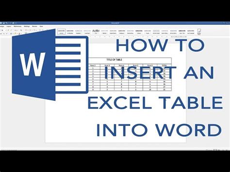 Как Excel Вставить В Word