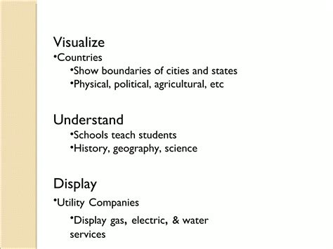 Geographic Information Systems Ppt