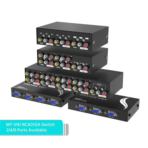 getuscart mt viki 2 port vga switch video selector switcher box 2