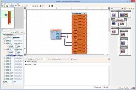Arduino Nano Y Visuino Control De Motor Paso A Paso Con Los Botones