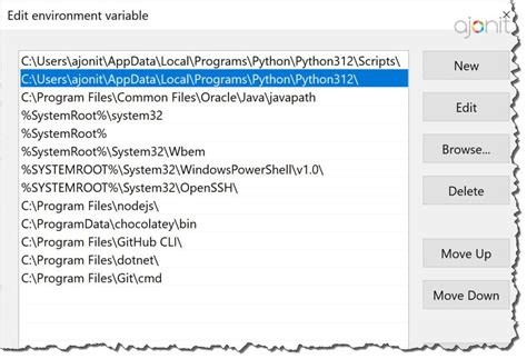 All About Path Environment Variable In Windows Ajonit Tutorials All About Path Environment Variable In Windows Ajonit Tutorials