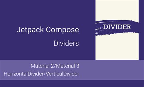 Jetpack Compose Divider