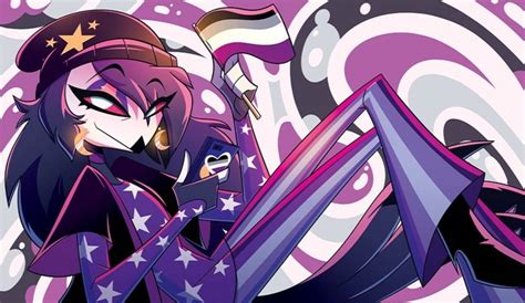 Octavia With Stars Creasent Moon Earrings Ace Flag By Benjirivera1991 On Deviantart