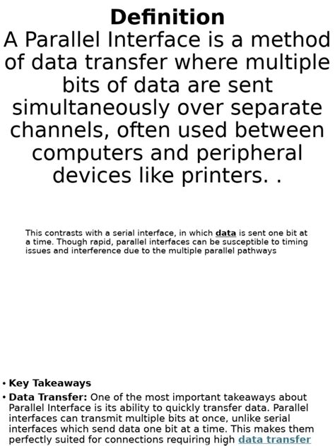 Chm Parallel Interface Pdf
