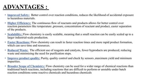 Continuous Flow Reactors 1 Pptx Chemistry Science